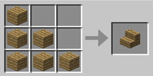 Como fazer escada stairs no Minecraft