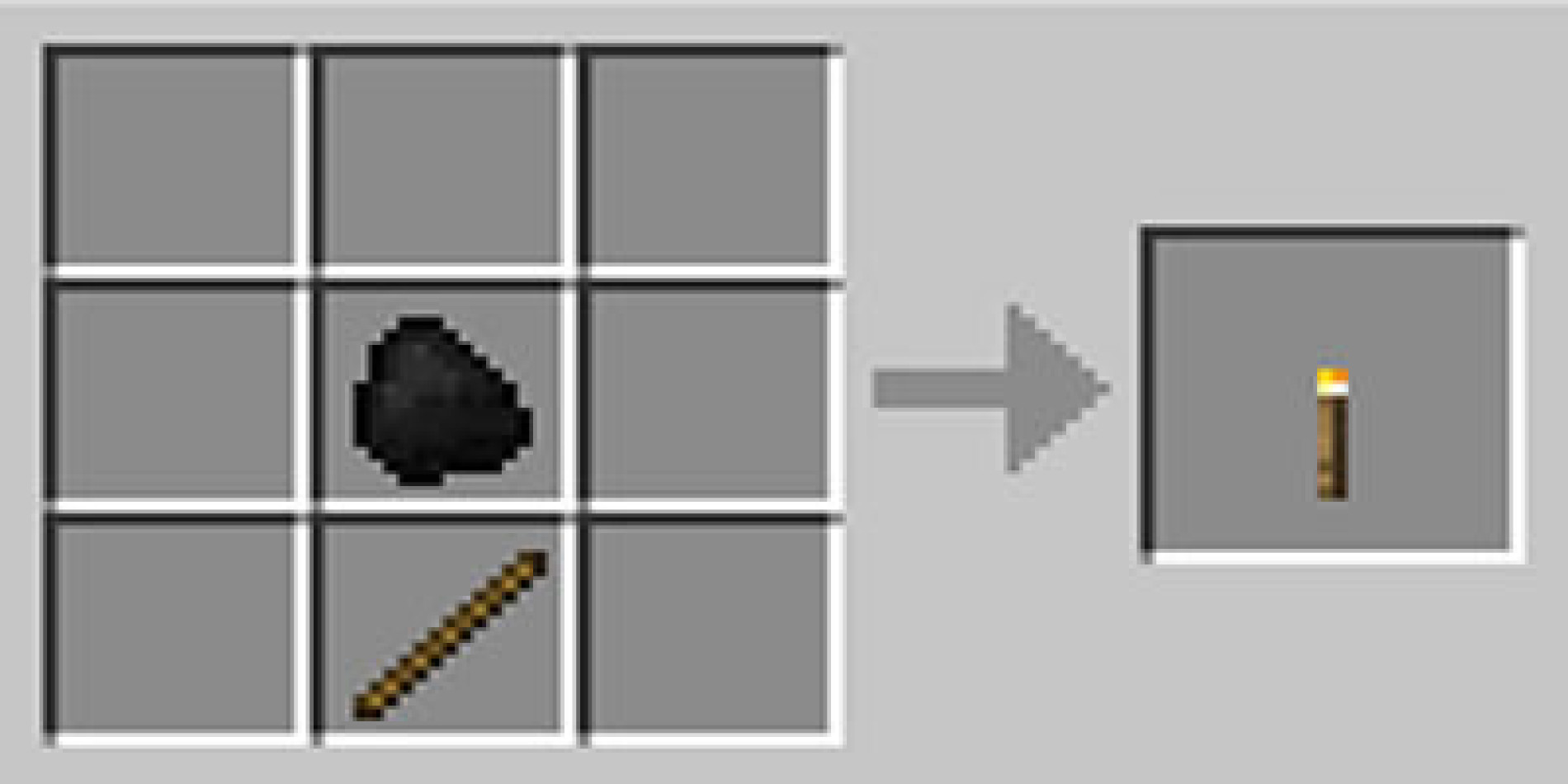 Como fazer tocha torch no Minecraft