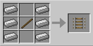 Como fazer trilhos simples rails no Minecraft