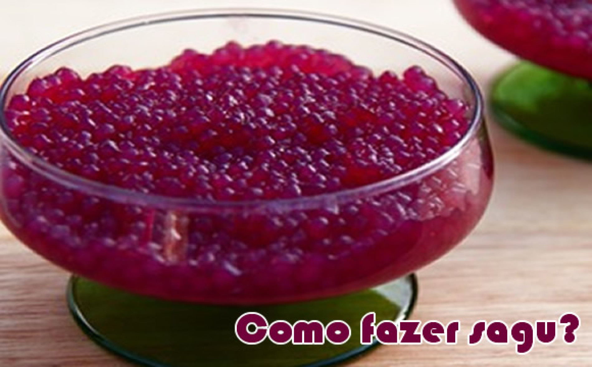 Como fazer sagu de vinho