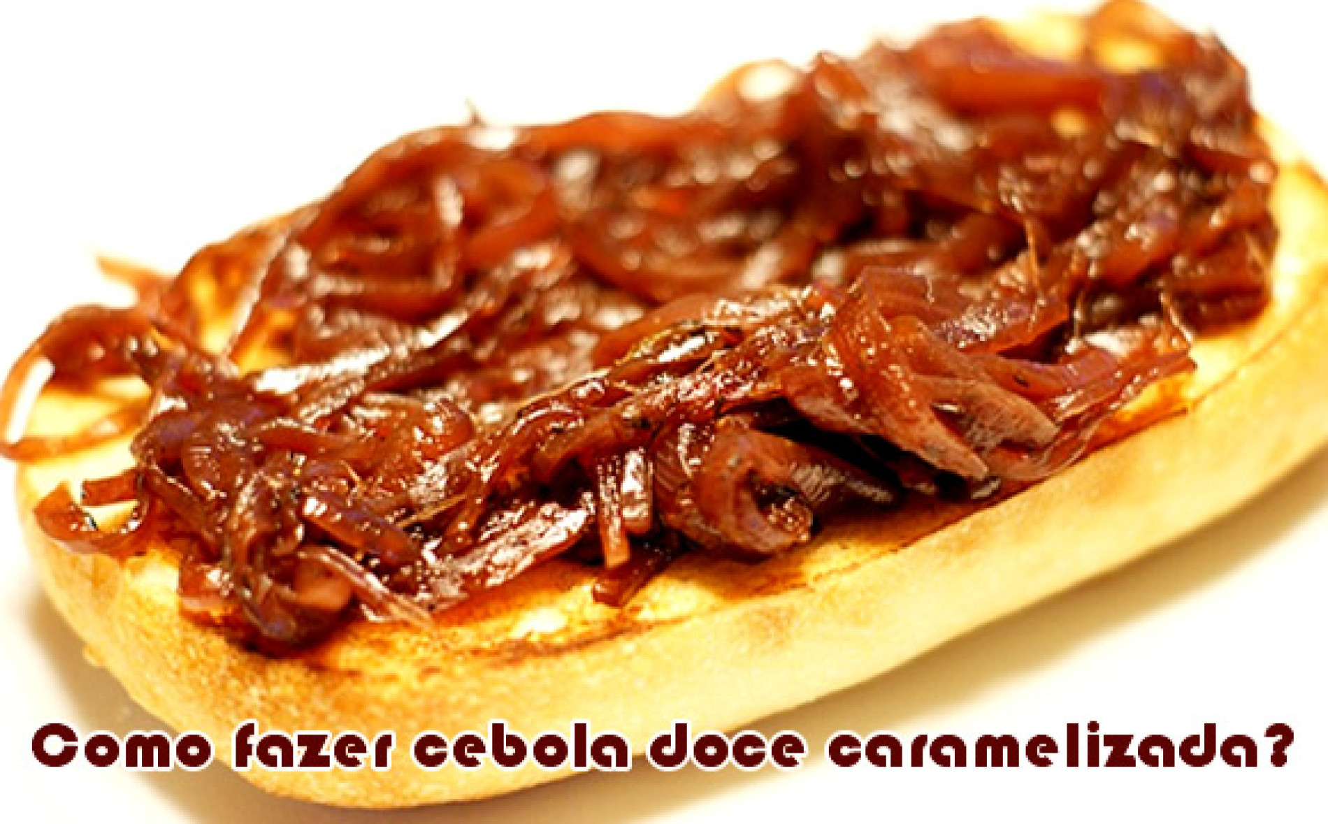 Como fazer cebola caramelizada doce para hambúrgueres