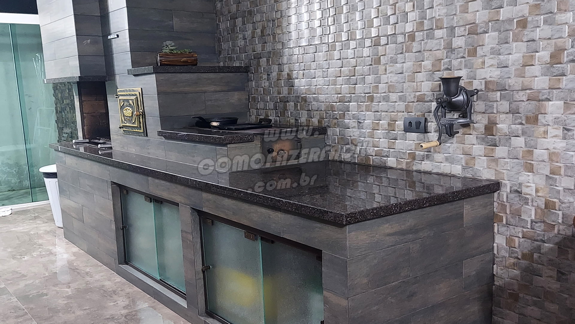 Como fazer churrasqueira moderna para área gourmet