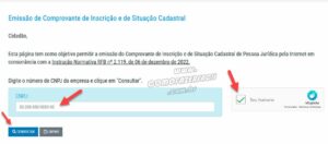 Como consultar dados de empresa com o CNPJ sem logar no GOV