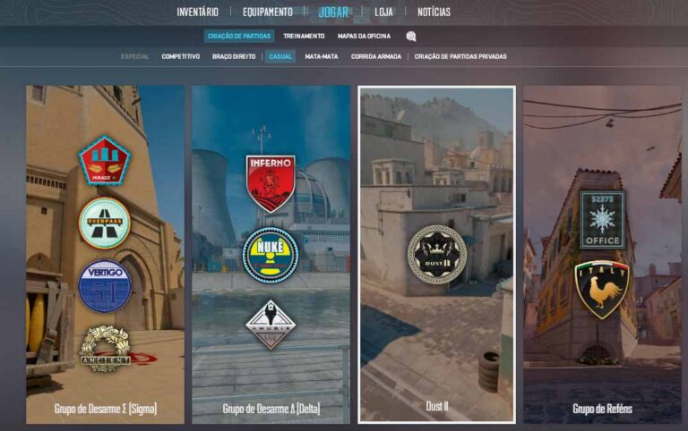 Como desbloquear todos os modos de jogo no CS2
