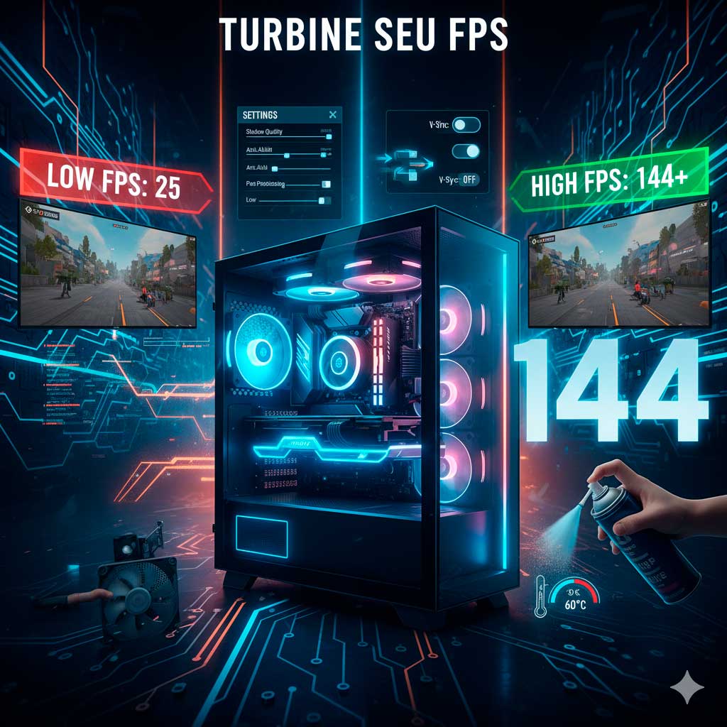 Dicas para melhorar o FPS em jogos no PC